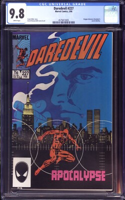 DAREDEVIL #227 CGC 9.8 WHITE PGS FRANK MILLER HIGHEST GRADED! KINGPIN ...