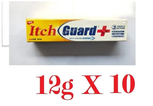 Itch Guard Plus Cream ANTI-FUNGAL JOCK ITCH BETWEEN TOES & FINGERS 12g ...