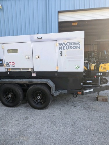 2018 Wacker Neuson G70 T/A 58 Kw 72kva Cummins Diesel | eBay