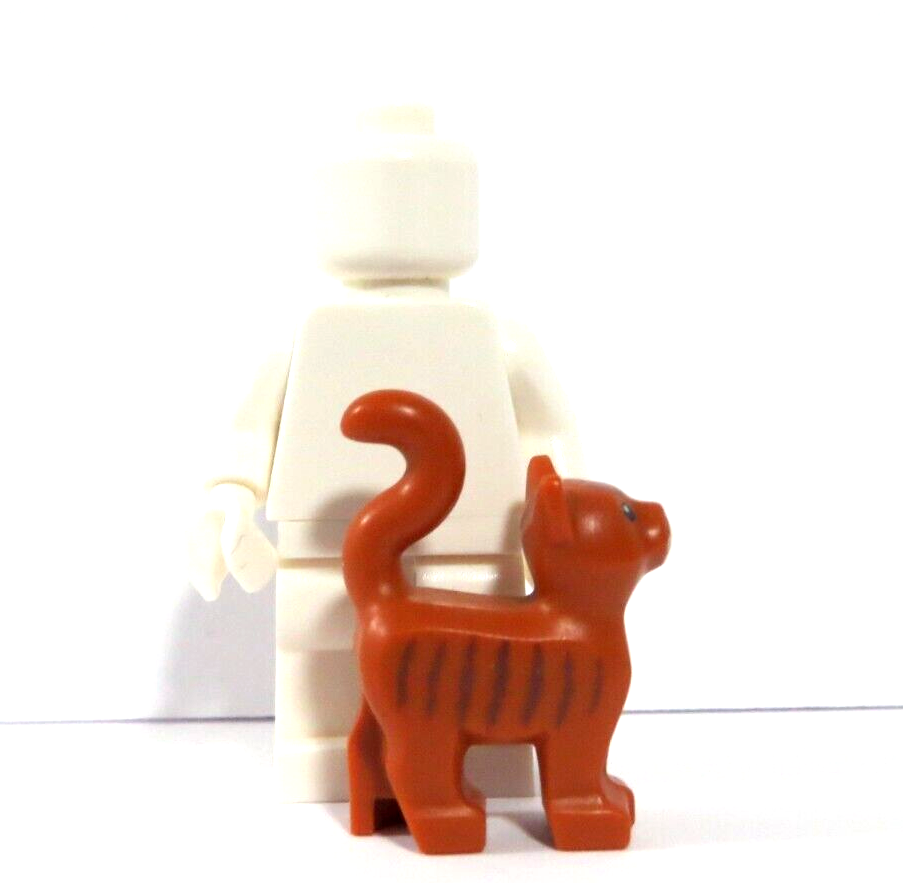 Lego Ginger Tabby Cat Kitten Pet White Minifigure Not Incl Santa Mrs ...