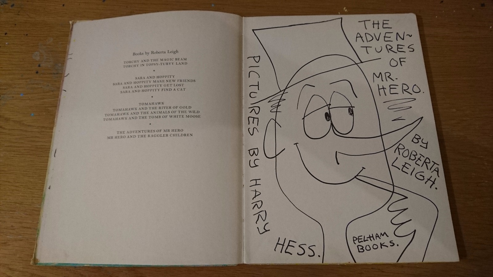 THE ADVENTURES OF MR.HERO roberta leigh & harry hess HB 1961 | eBay