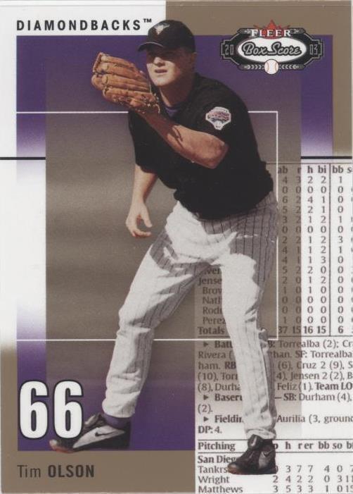 2003 Fleer Box Score - Tim Olson #125 (RC) for sale online | eBay