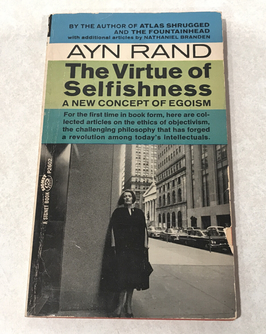 The Virtues of Selfishness by Ayn Rand 1964 Signet Philosophy of ...