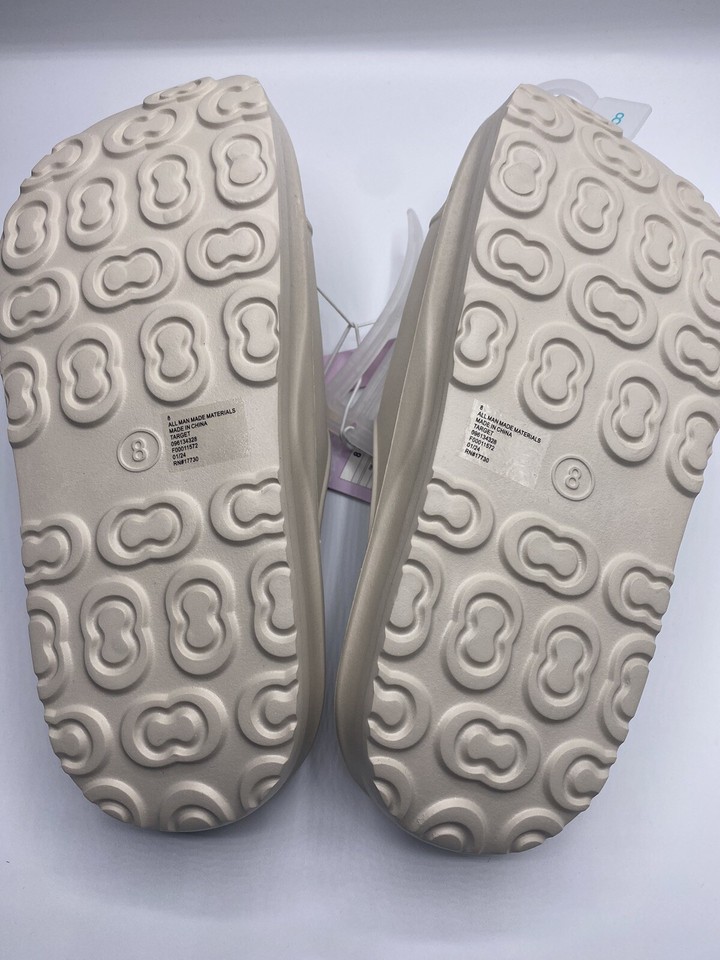 Wild Fable Women's Laney Platform Sandals/Slides Cream and Tan | eBay