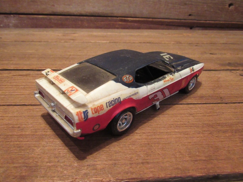 Vintage Custom FORD MUSTANG Built Plastic Model Kit - JUNKYARD PARTS ...