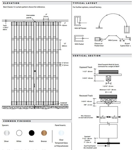 side folding grille security gate for storefront 8 x 8 stacking grille ...