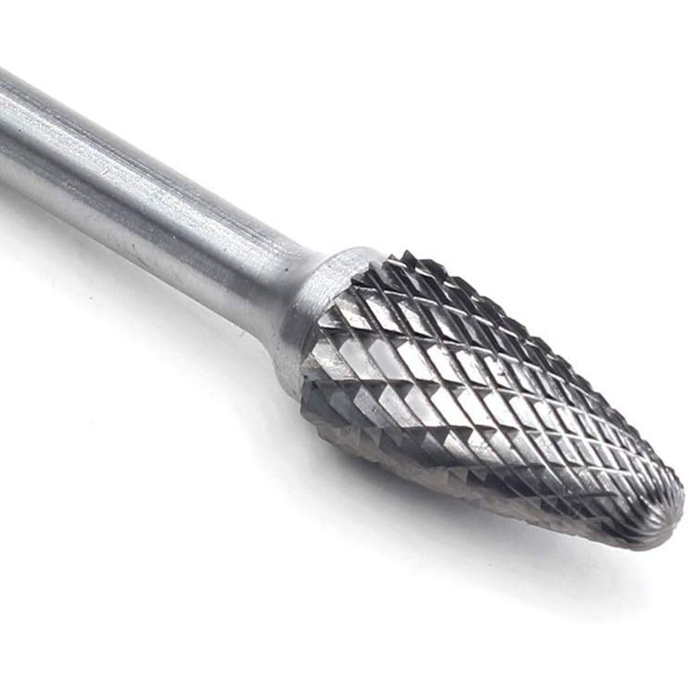 1/2'' Cutter Carbide Burr 1/4'' Shank Die Grinder Rotary File Carving ...