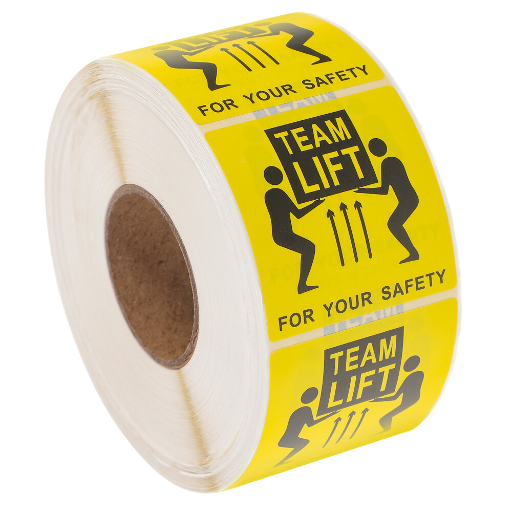 1 Roll Packaging Sticker Heavy Shipping Labels Team Lift Sticker ...