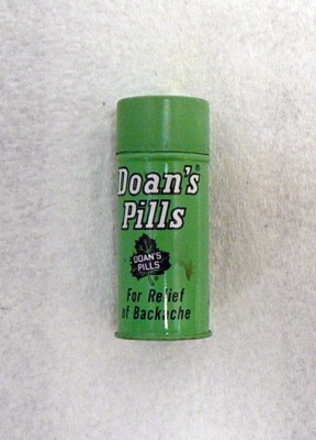 VINTAGE DOAN'S RELIEF OF BACKACHE PILLS TIN | eBay