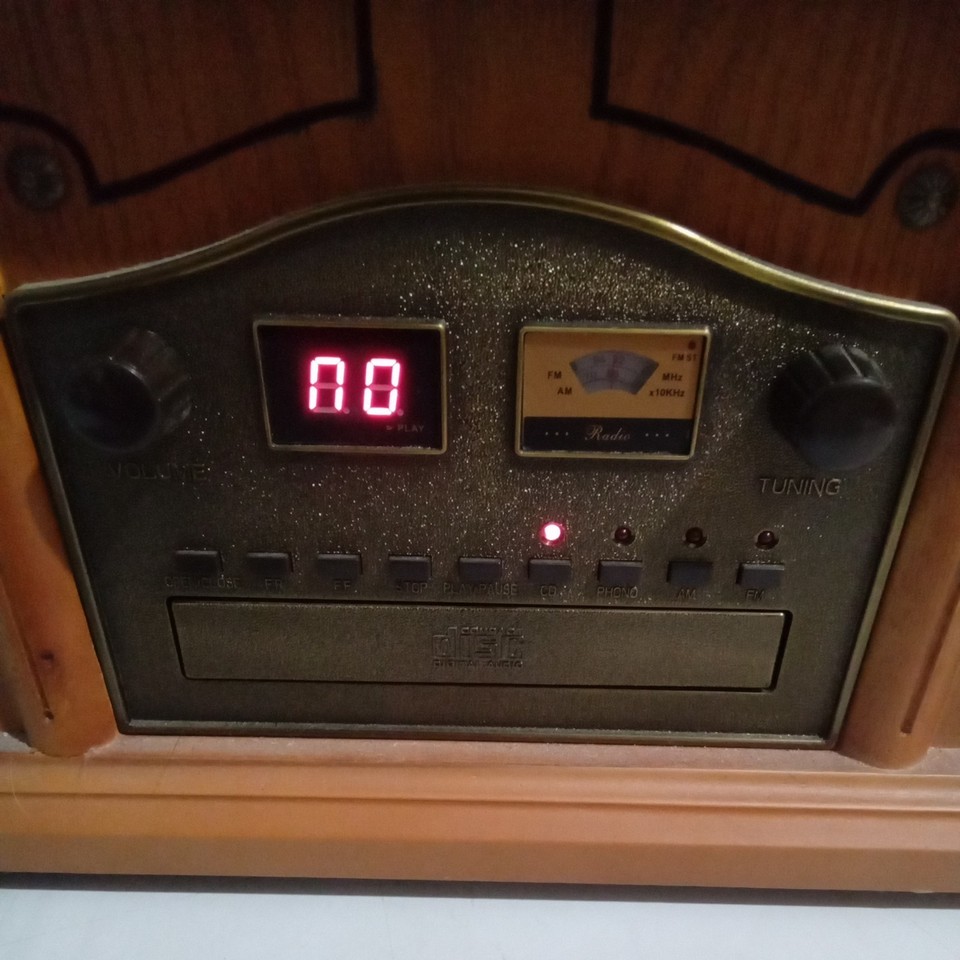 Prolectrix SB513774 Record Player Cassette CD Player AM FM Radio - CD ...