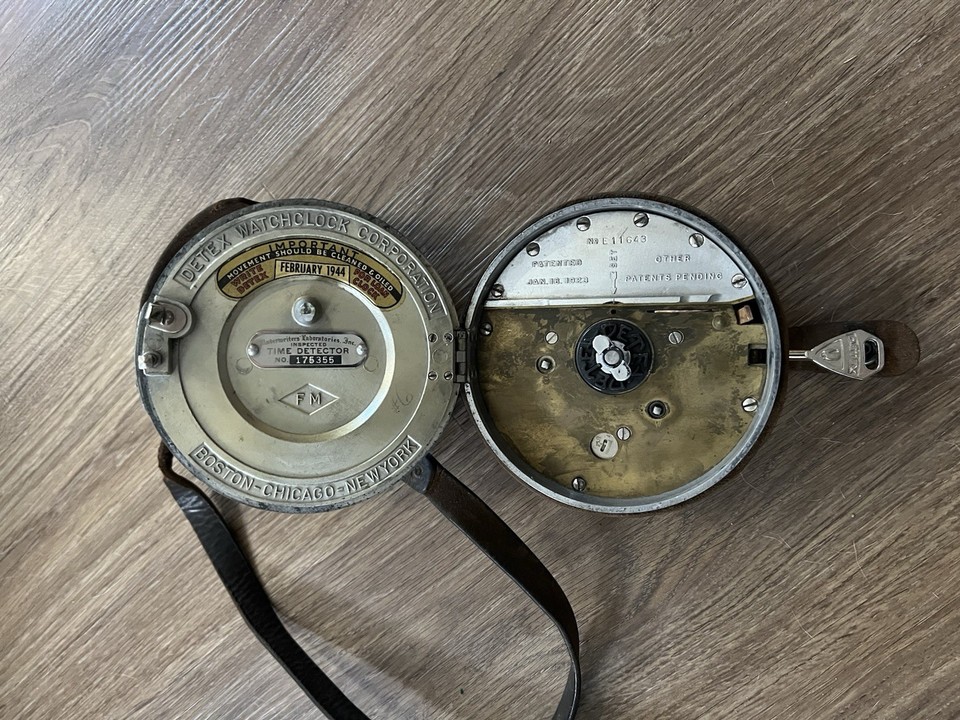 World War 2 Detex Watchman Clock | eBay