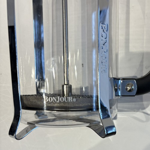BonJour Coffee Stainless Steel French Press with Glass Carafe, 33.8 ...