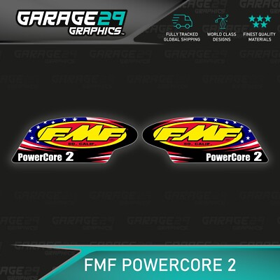 FMF POWERCORE 2 V2 EXHAUST STICKERS | eBay