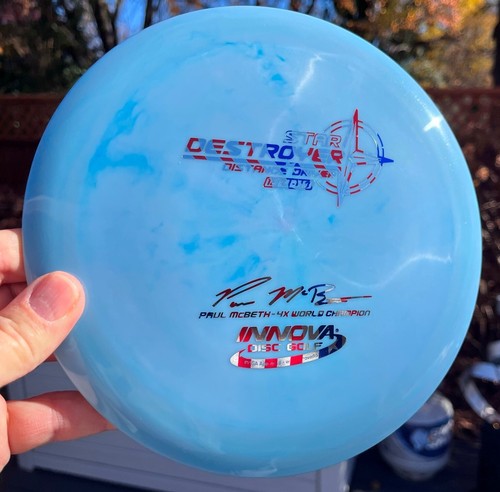 Paul McBeth 4X Star Destroyer Swirls 171G Disc Golf Innova OOP New Rare ...