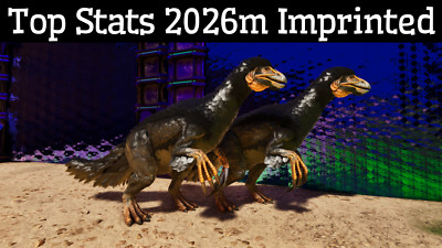 🔥ARK Survival Ascended PvE Top Stats Solid 79 Therizino 1689m PC/XBOX ...