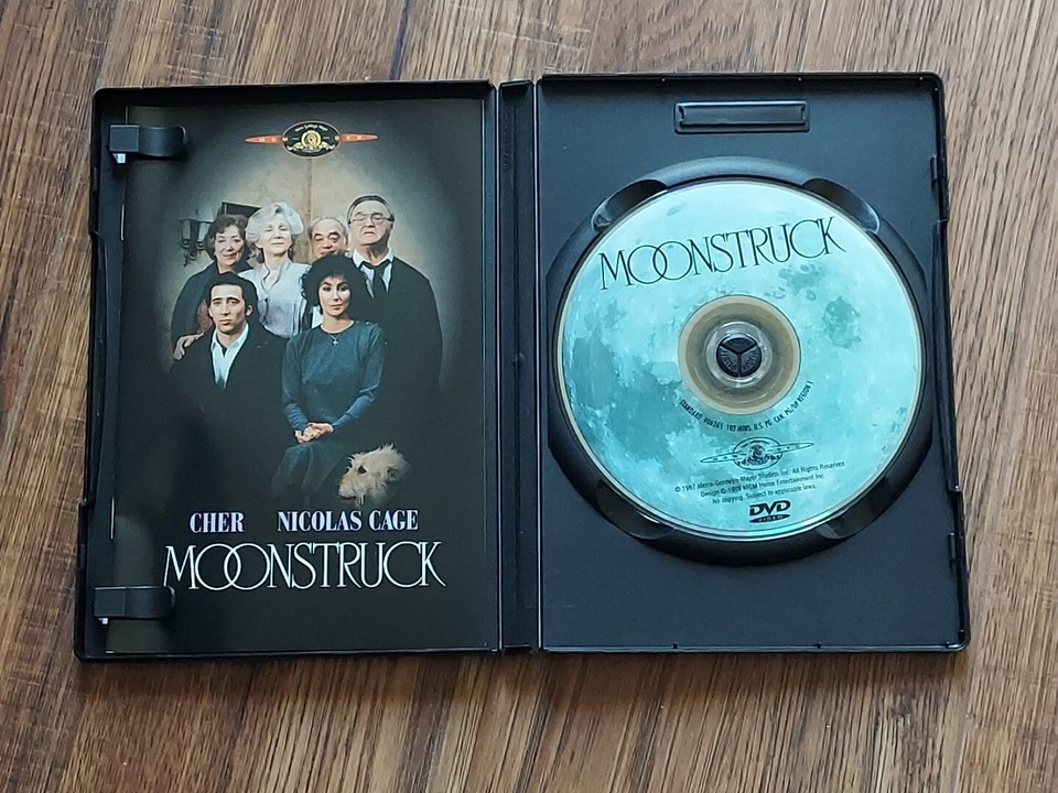 Moonstruck (DVD, 1987 Full Screen) Cher Nicolas Cage MGM | eBay