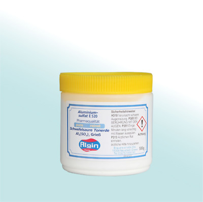 Aluminiumsulfat pure reinst E520- 500g-Dose- Al2(SO4)3 Grieß | eBay.de