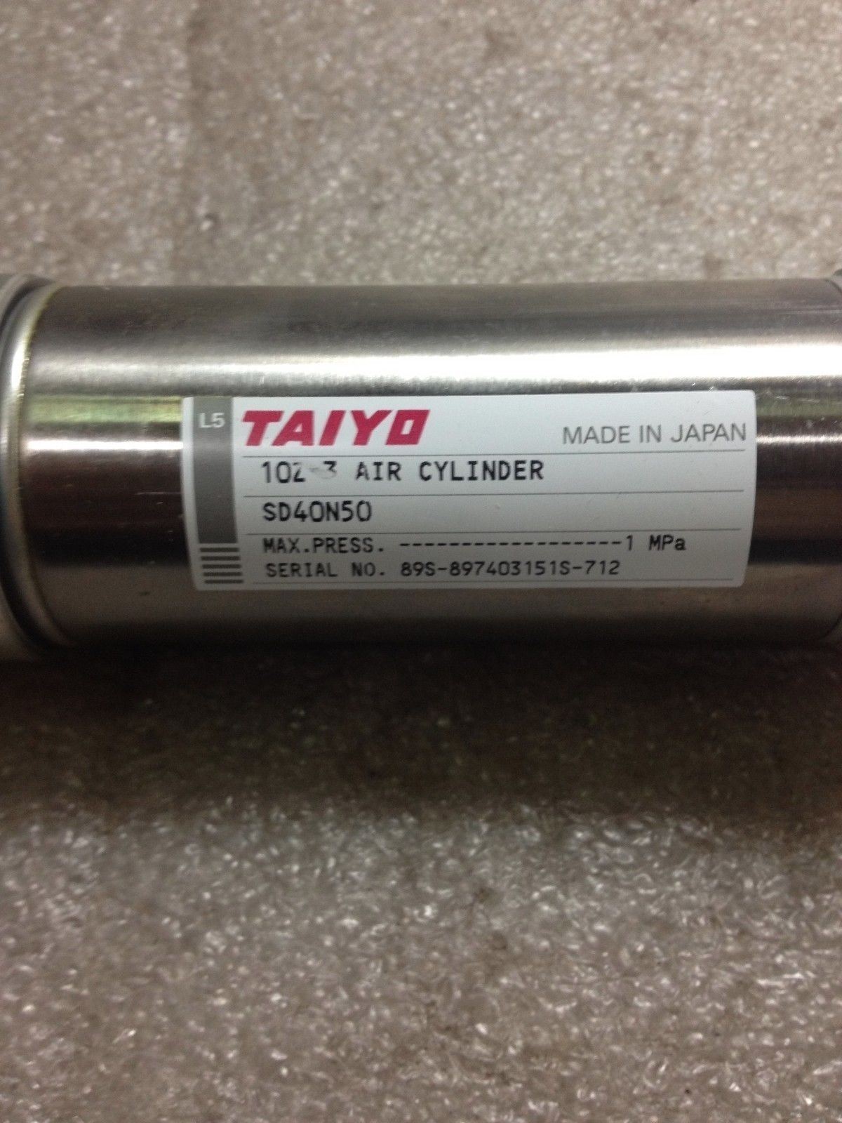 TAIYO SD40N50 Double Acting Pneumatic Cylinder 40mm 50mm for sale ...
