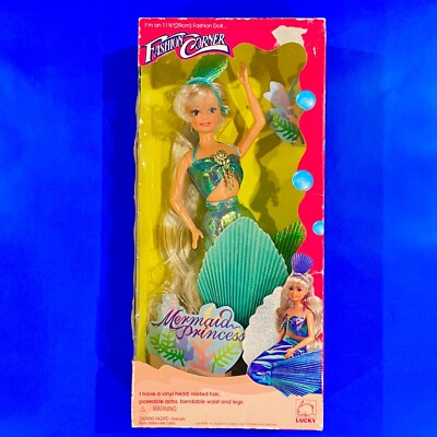 1991 Fashion Corner Mermaid princess Barbie Doll Ariel Winx Bratz H2O ...