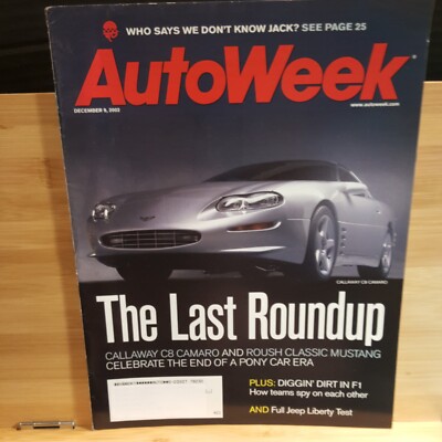 Auto Week Magazine December 9th 2002 Volume 52 Issue 50 E414 | eBay