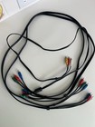 2 RCA Male Audio Visual Cable Red Blue Green 4 Feet (2 cables) | eBay