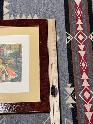 John Cheng Signed Print 1/45 Woman w/ Fish Fashion Art T21 | eBay