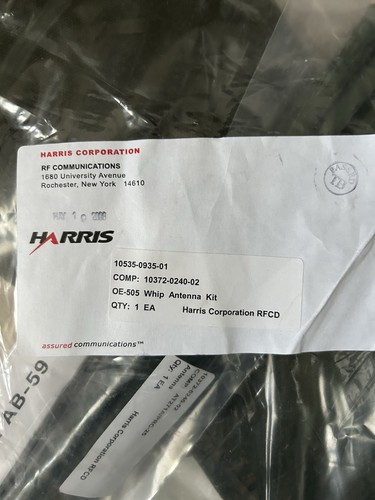 Harris OE-505 Whip Antenna Kit For Military Radio PRC 25 PRC 77 | eBay