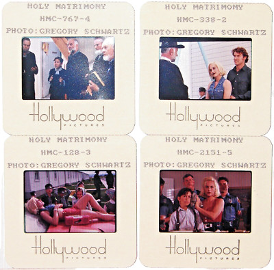 4 1994 HOLY MATRIMONY Movie 35mm SLIDES Patricia Arquette Joseph Gordon ...