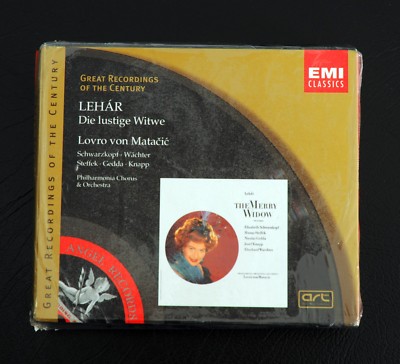 Lehar: Die lustige Witwe / Matacic [Box] VG 2-CD Set (EMI/Angel) The ...