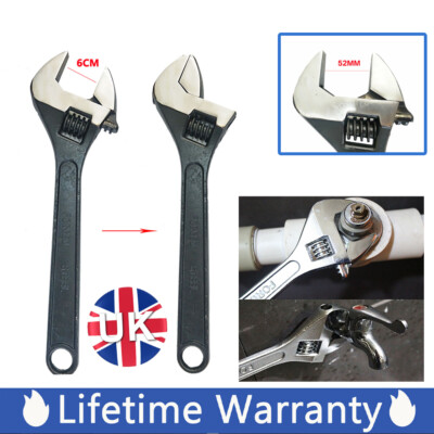 18" Ajustable Pipe Spanner (450mm) Large Adjustable Wrench Jaw Opening ...