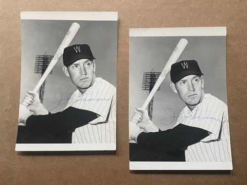 Jim Lemon Signed Washington Senators Don Wingfield Photo Cards | eBay