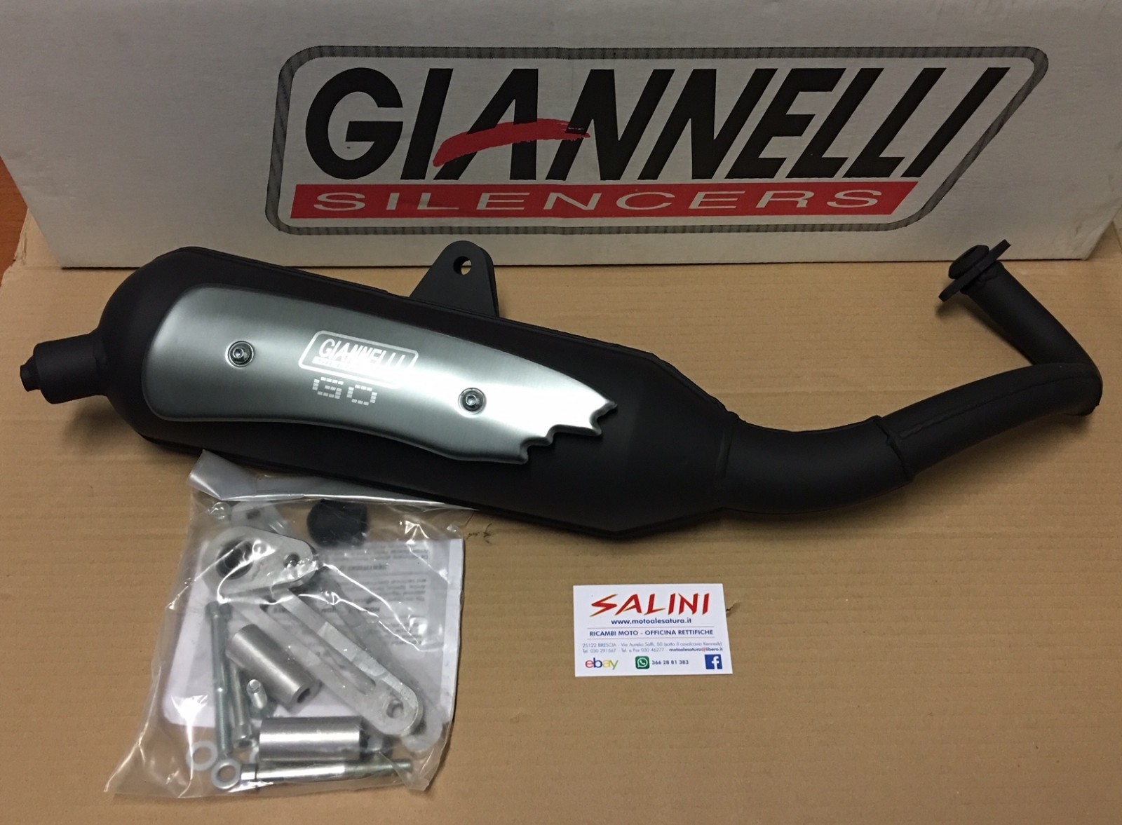 Exhaust GO Aprilia SR 50 Motard from 2012 to 2015 - GIANNELLI 31620R ...