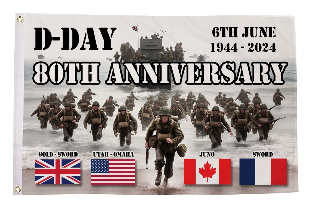 80 Years D-Day Landings 6th June 1944-2024 | Grelly UK