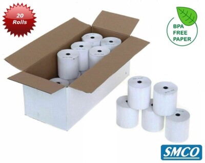20 THERMAL ROLLS EPSON M244A Receipt Printer TERMINAL TILL PAPER By ...