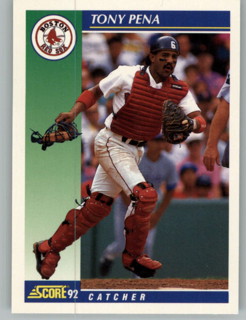 1992 Score #446 Tony Pena Red Sox | eBay