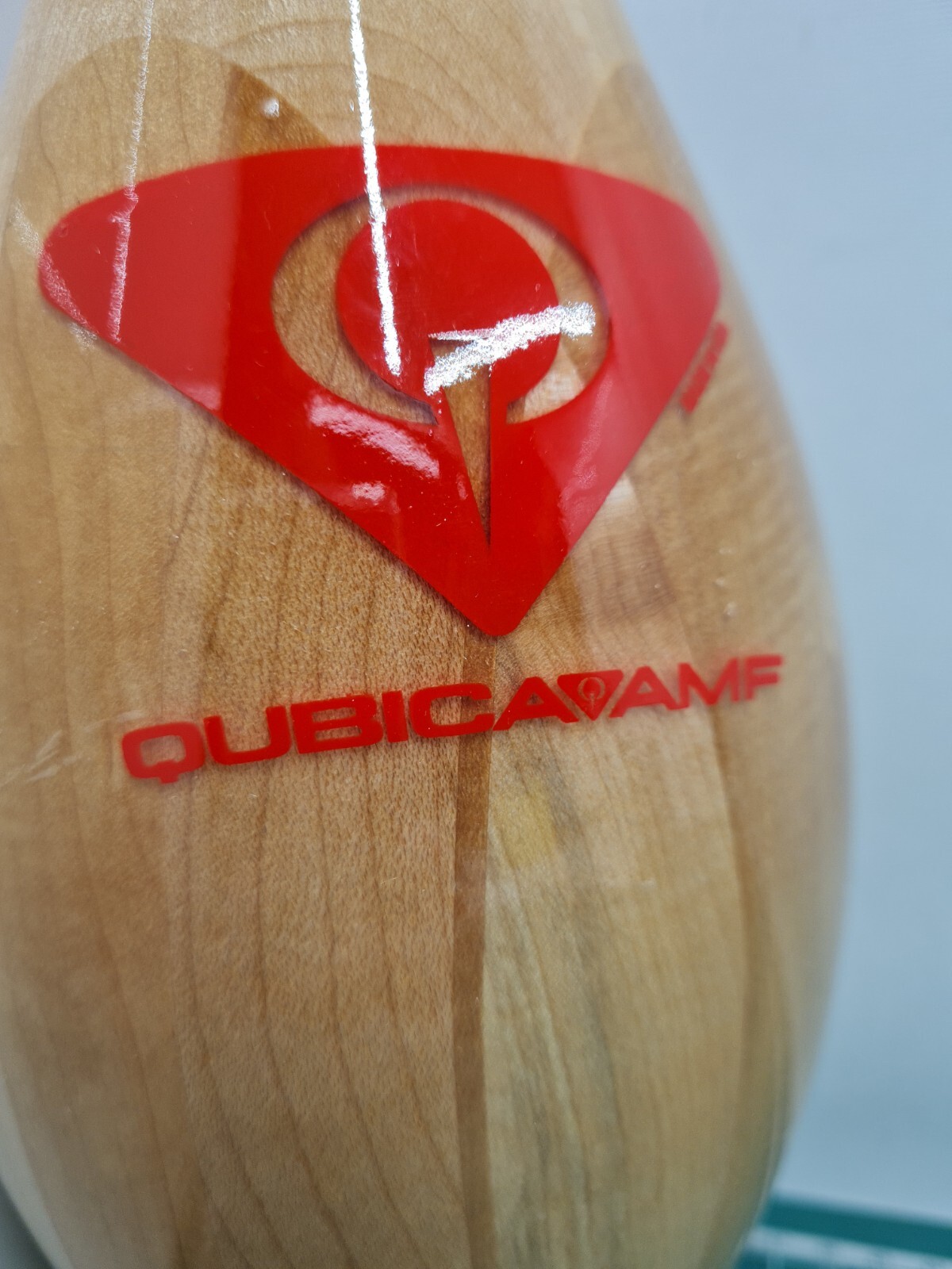 amf bowling pin clear coated wooden trophy pin new | eBay UK