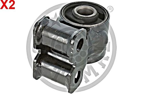 Front Lower Rear Control Arm Trailing Bush 2x OPTIMAL Fits OPEL 15-19 ...