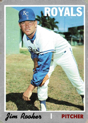 1970 Topps Jim Rooker #222 - Kansas City Royals | eBay