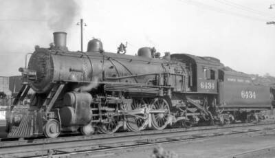 MP Missouri Pacific locomotive No 6434 engine type 4-6-2 OLD TRAIN ...