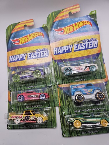 HOT WHEELS HAPPY EASTER 2015 COMPLETE SET OF 6 CARS | eBay