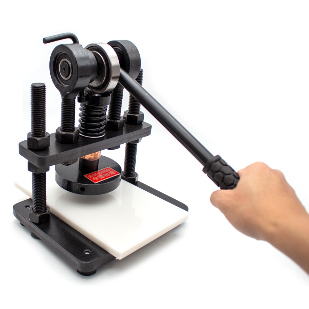 Manual Die Cutting Machine Leather Rubber PVC Knife Die Press Punching ...