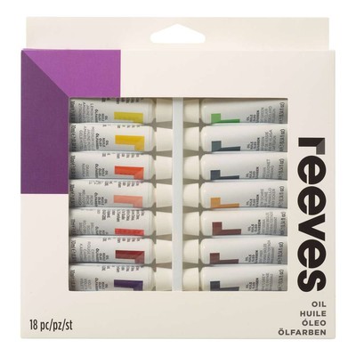 NEW Reeves 18 Pack 10 ml Oil Paint Set By Spotlight | eBay Australia