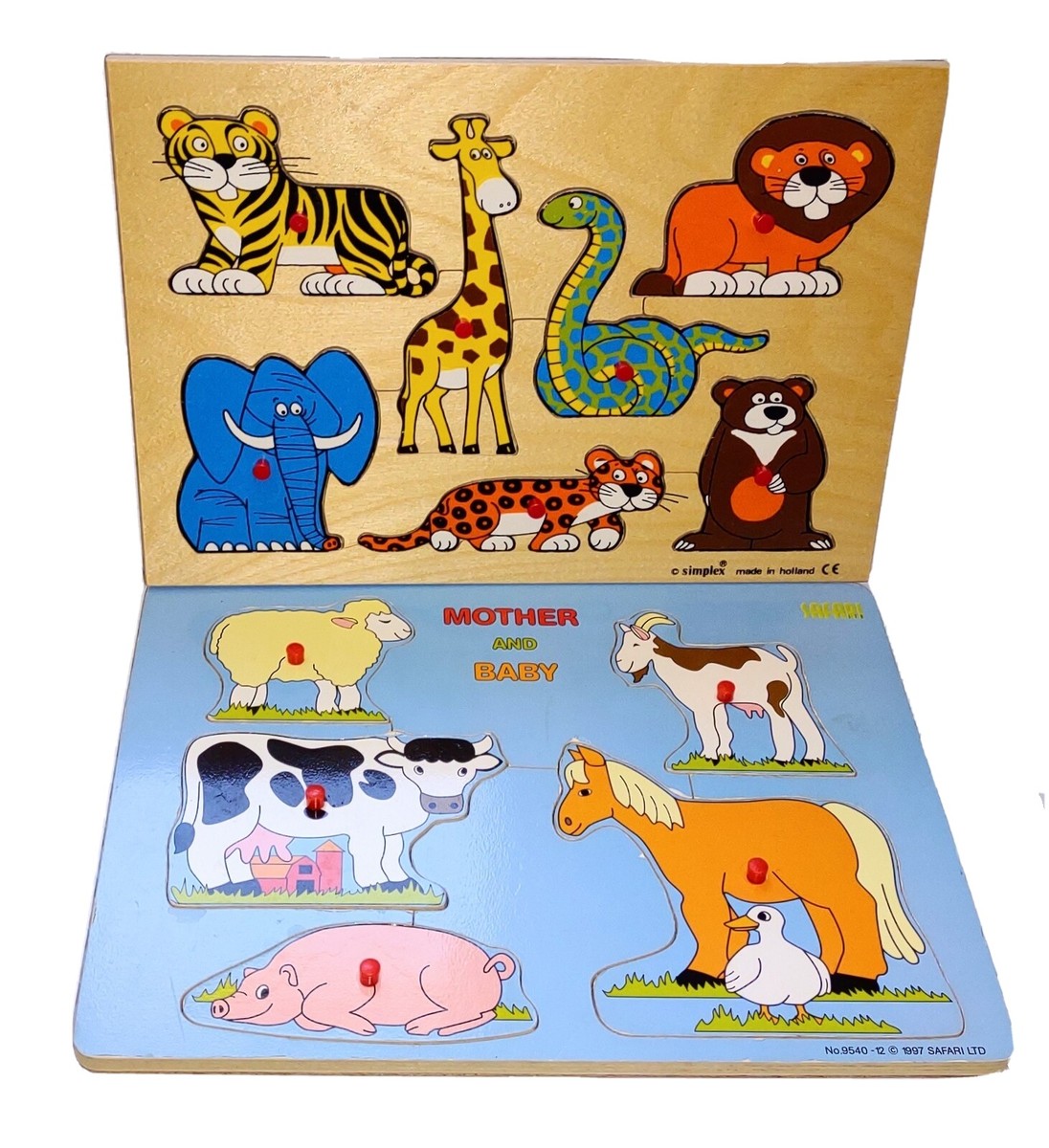 Mother And Baby Farm Animals