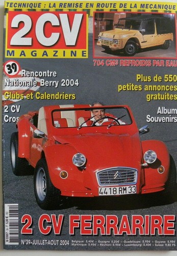 Revue CITROEN 2cv Magazine n°39 | eBay
