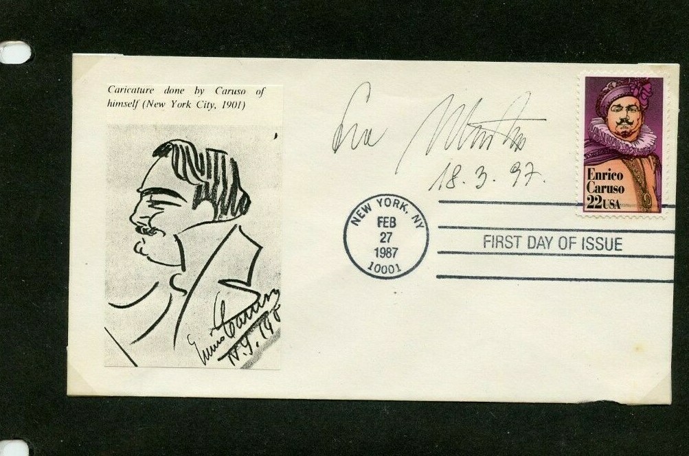 Autographed Envelope Éva Marton Opera Singer Hungarian dramatic soprano ...