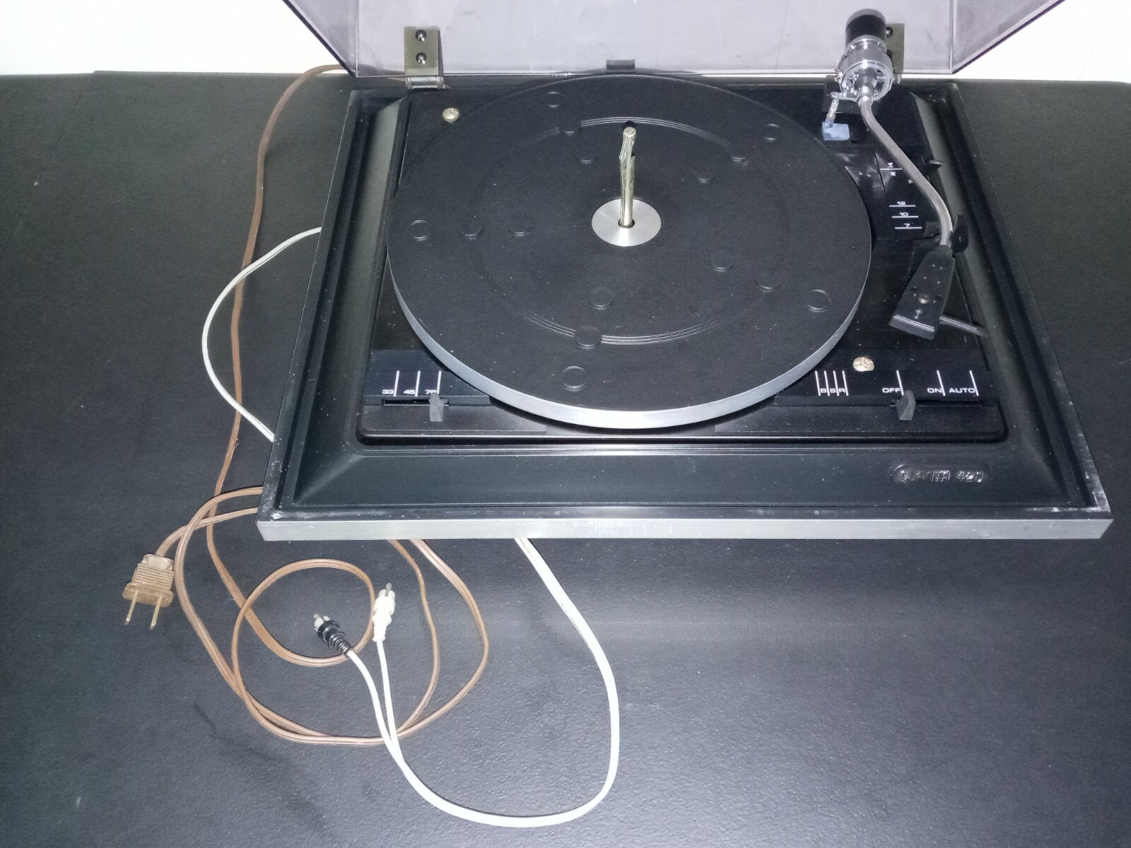 BSR Quanta 420 Turntable with Dustcover & chords RARE VINTAGE | eBay