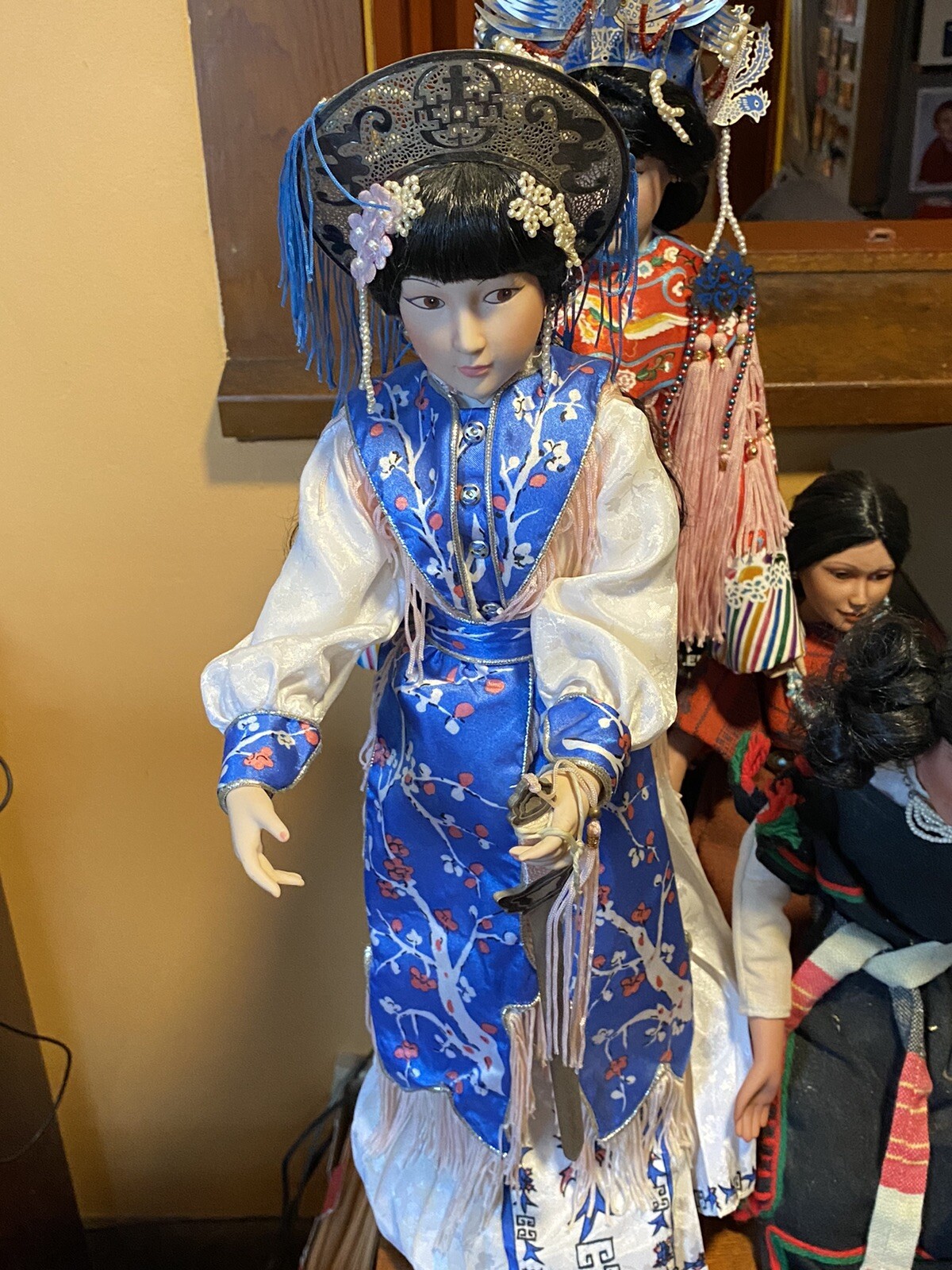 Danbury Mint Chinese Splendors of Imperial Mu-lan 20" Porcelain Doll | eBay
