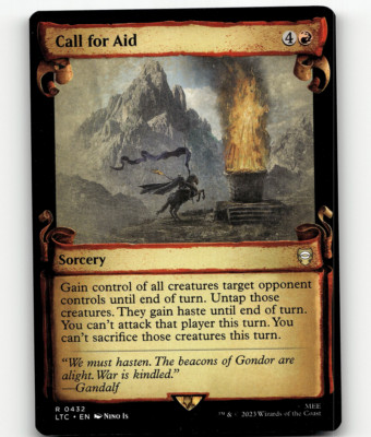 MTG Call for Aid (Showcase Scrolls) 432 The Lord of the Rings | eBay