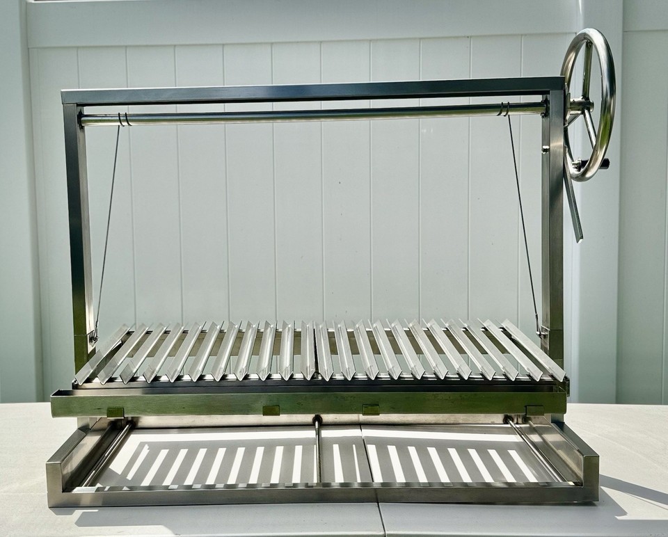 Stainless Steel Outdoor BBQ Parrilla Santa Maria Argentine Grill V ...