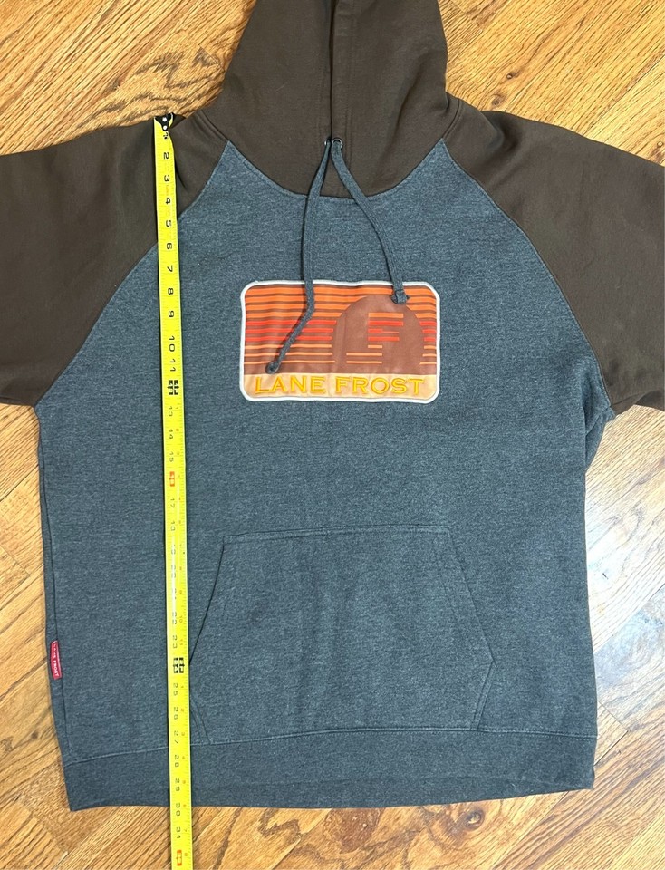 Lane Frost Hoodie Mens Pullover Sweatshirt Western Rodeo Legend Logo ...